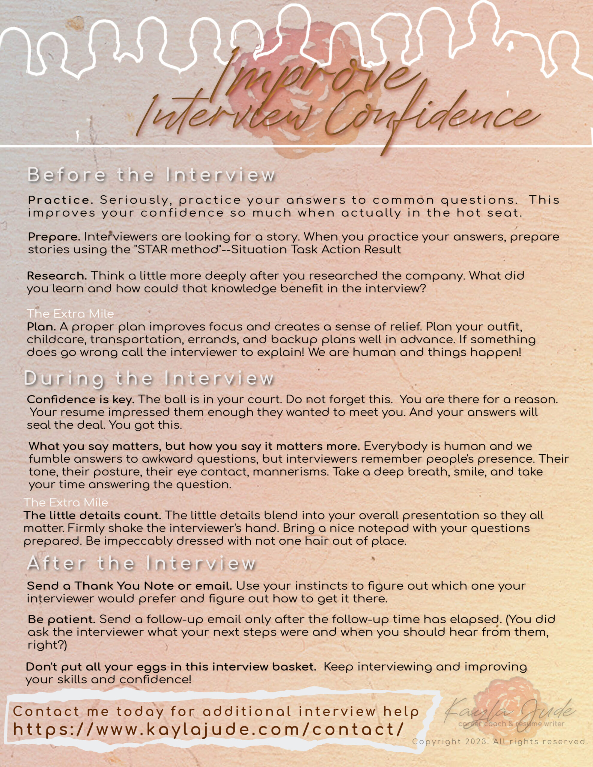 How to Improve Interview Confidence - Kayla Jude